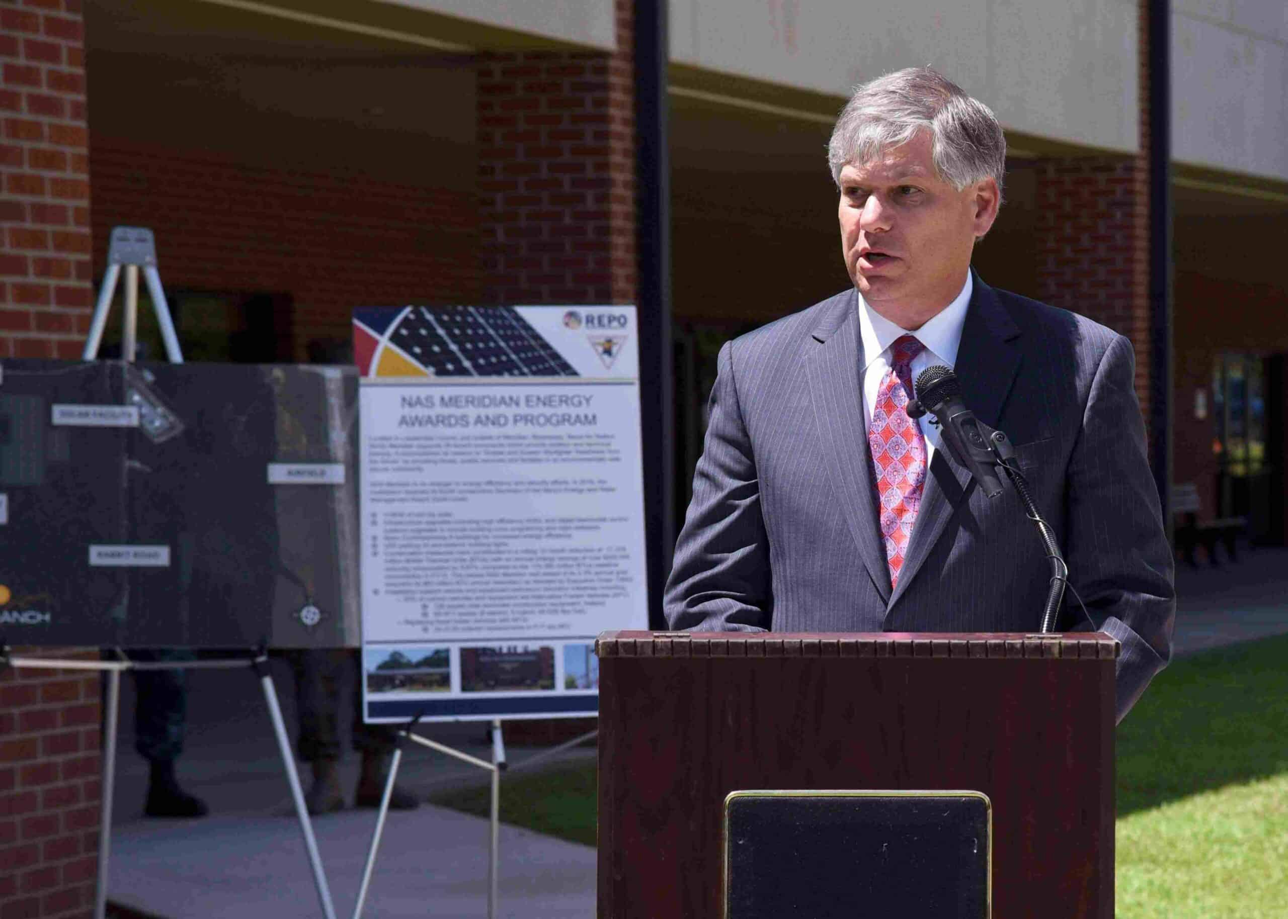 Groundbreaking Ceremony for Solar Facility Held at NAS Meridian ...